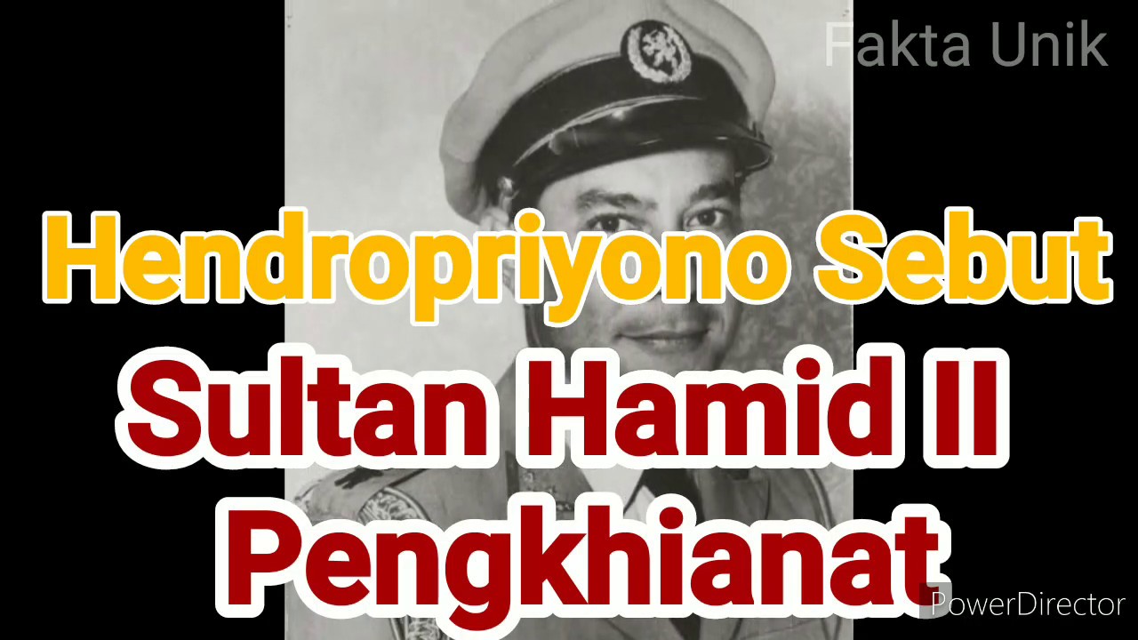 Hendropriyono Sebut Sultan Hamid 2 Pengkhianat - YouTube