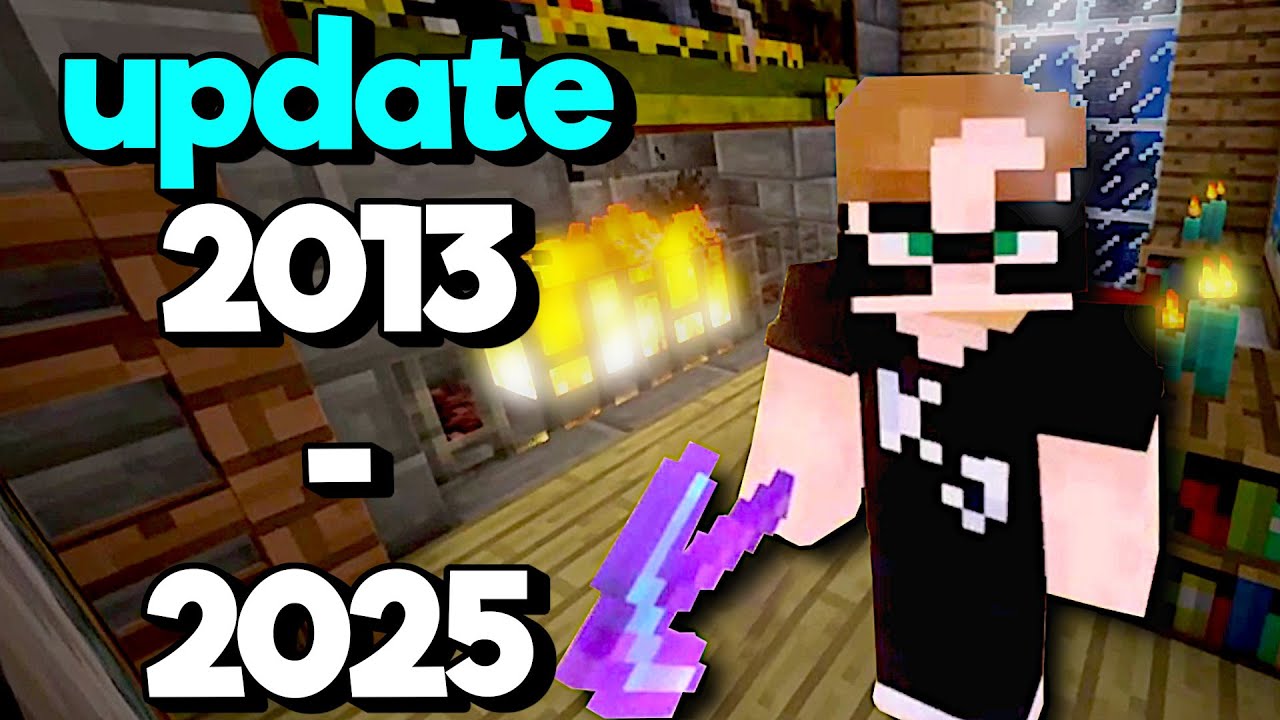 Update of My Decade-Old Minecraft Forever World - YouTube