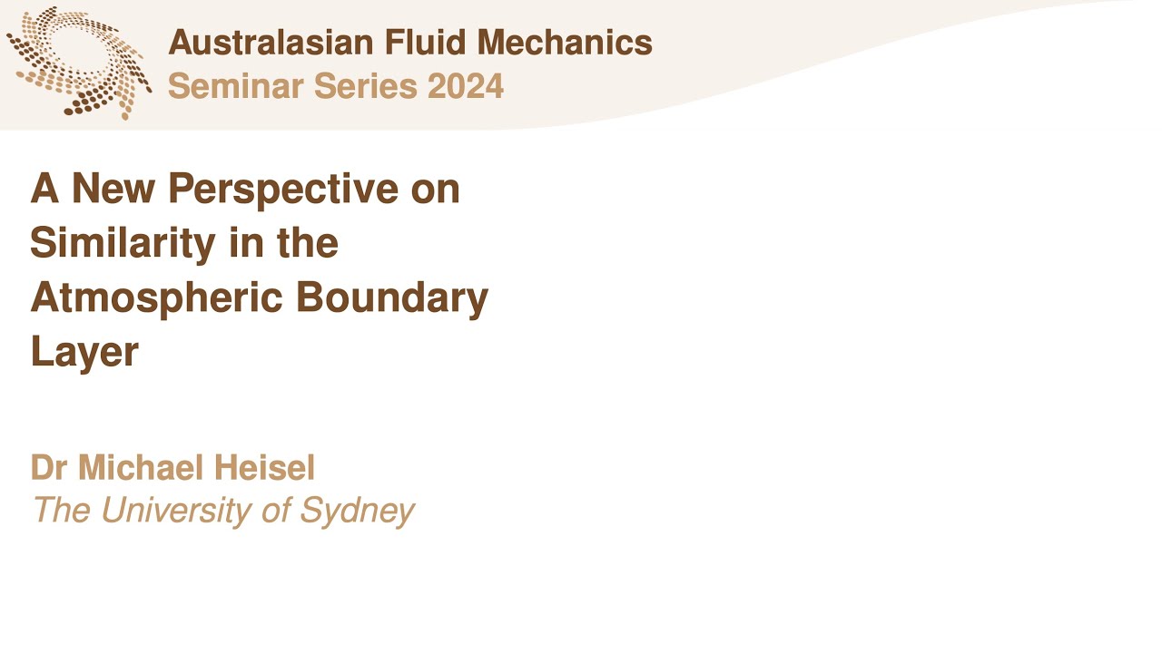 AFMS Webinar 2024 #13 - Dr Michael Heisel (The University of Sydney ...