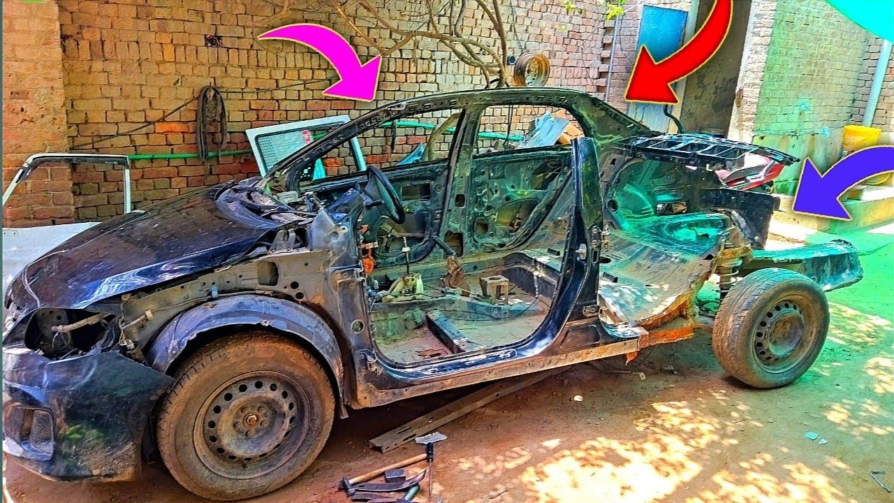 Genius Young Mechanic Repair Full Crashed Toyota Car | How Masterfull ...