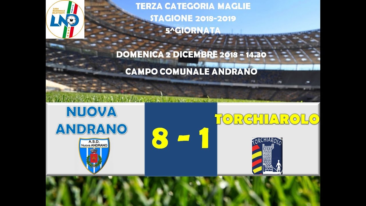 Andrano 8 - Torchiarolo 1 - YouTube