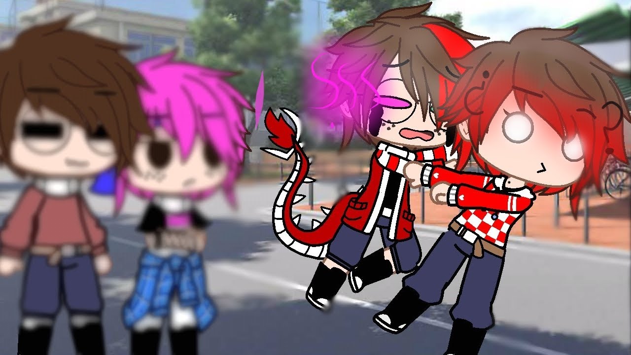 pelea . Victor 🆚 Ari con sus personajes raptor ️ y invictor 💓 gacha ...