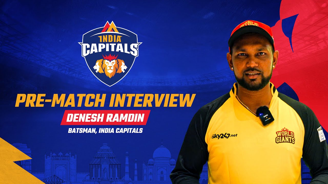 Pre-match Interview ft. Denesh Ramdin | India Capitals - YouTube