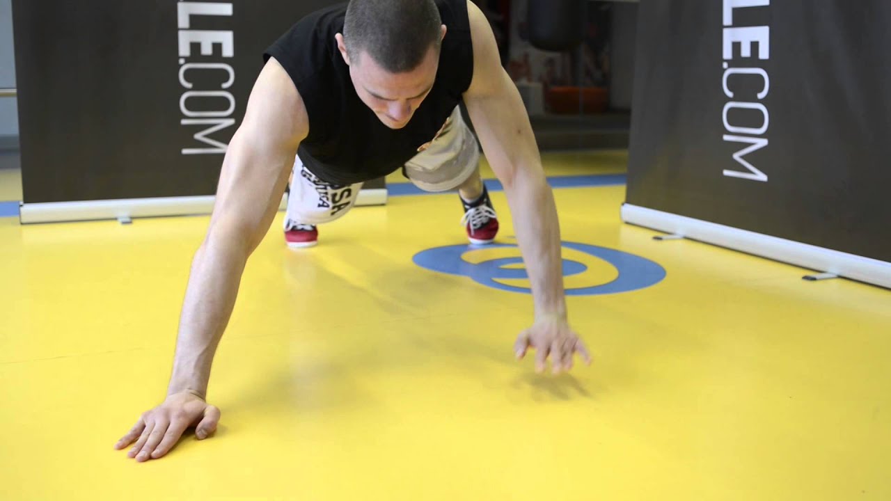 Asymmetrical push ups - YouTube