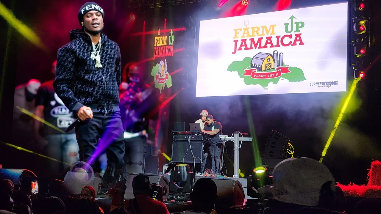 MASICKA LIVE PERFORMANCE|FARM UP JAMAICA CONCERT|UBS ARENA|NEW YORK ...