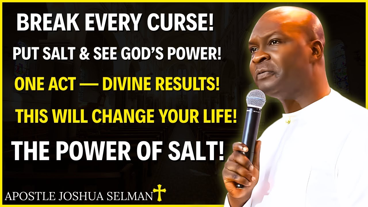 Put Salt in Your Toilet and Watch What God Does! | Joshua Selman" - YouTube