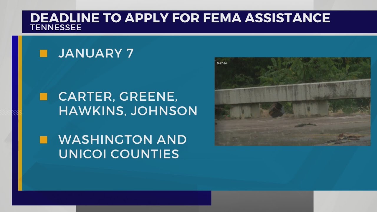 One week left to apply for FEMA Disaster Assistance - YouTube