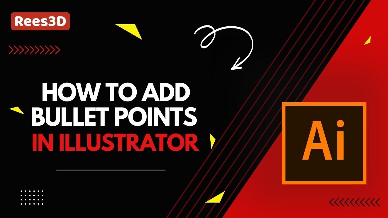 How To Add Bullet Points In Illustrator Rees3D YouTube how-to-add-bullet-points-in-illustrator-rees3d-youtube