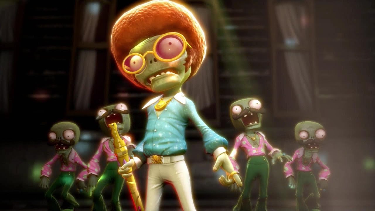 Plantas vs Zombies Garden Warfare | Presentacion Jefe Disco Zombie A Bailar!! Disco Disco ...