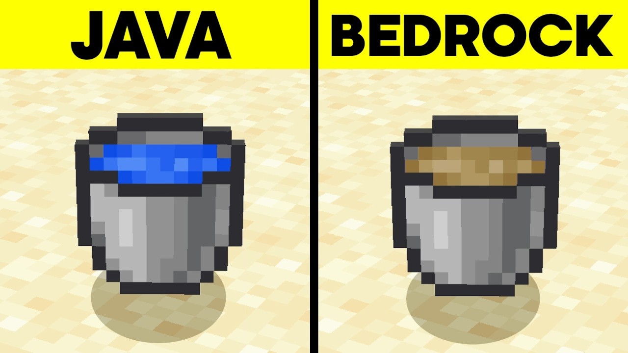 Minecraft Java vs Bedrock: 240 Differences You Need to Know! - YouTube