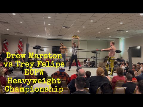 Drew Marston vs Trey Felipe ECPW Heavyweight Championship - YouTube