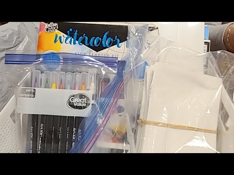 Watercolor Kit from Five Below- Paint with Us Chillstream - YouTube