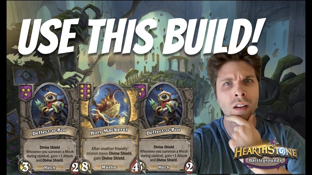 DIVINE SHIELD DEATHRATTLE MECHS GO INSANE! Hearthstone Battlegrounds ...