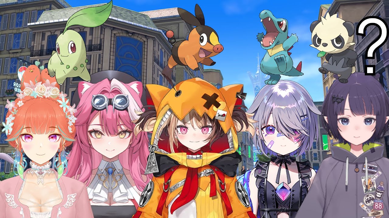 Hololive EN Pick Their Starters in Pokemon Legends: Z-A - YouTube