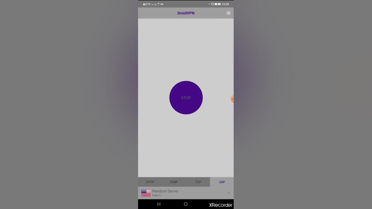 اعدادات انوي في تطبيق Droid vpn - YouTube
