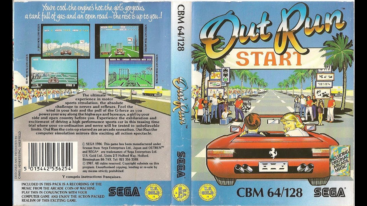Out Run Product Review for the Commodore 64 - YouTube