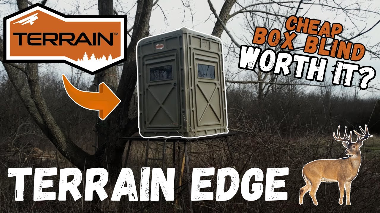 CHEAP Enclosed Box Blind Worth it? (Terrain Edge) - YouTube