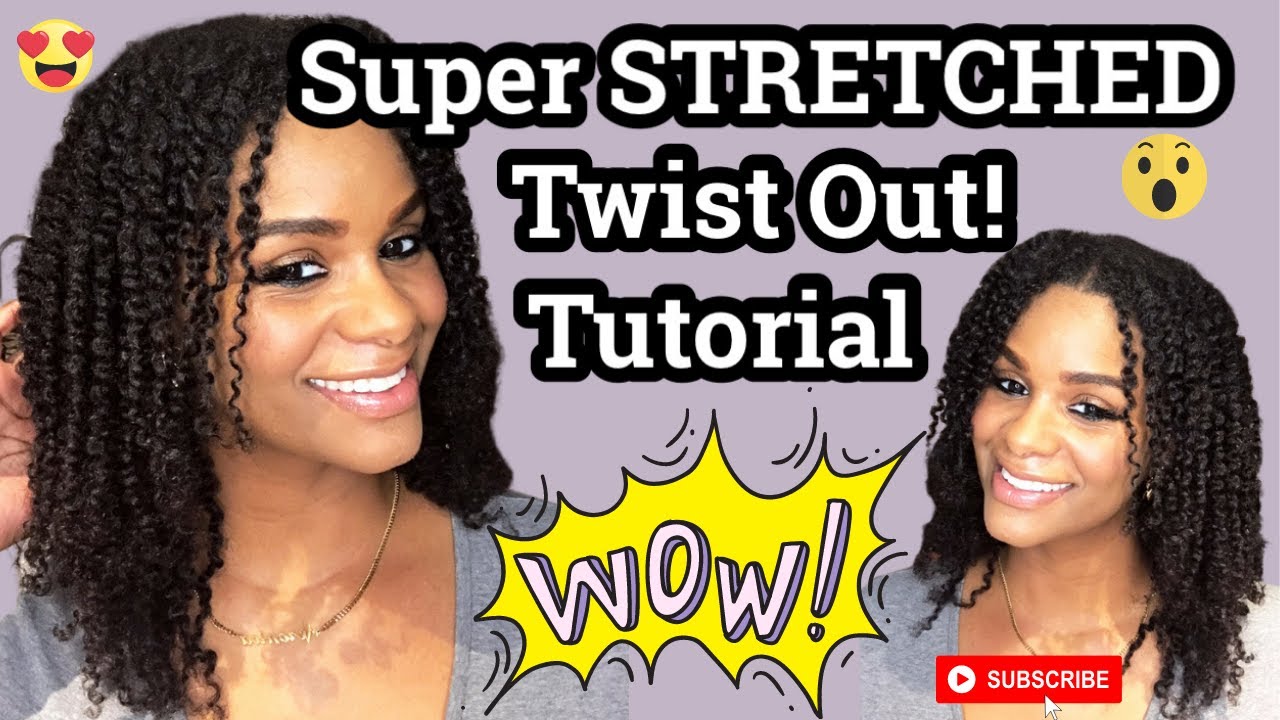 Super Stretched & Defined Twist Out Tutorial🔥*MUST WATCH* BEST ...