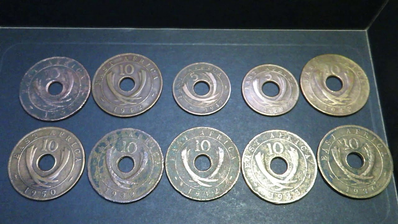 Old British East Africa Coin collection - YouTube