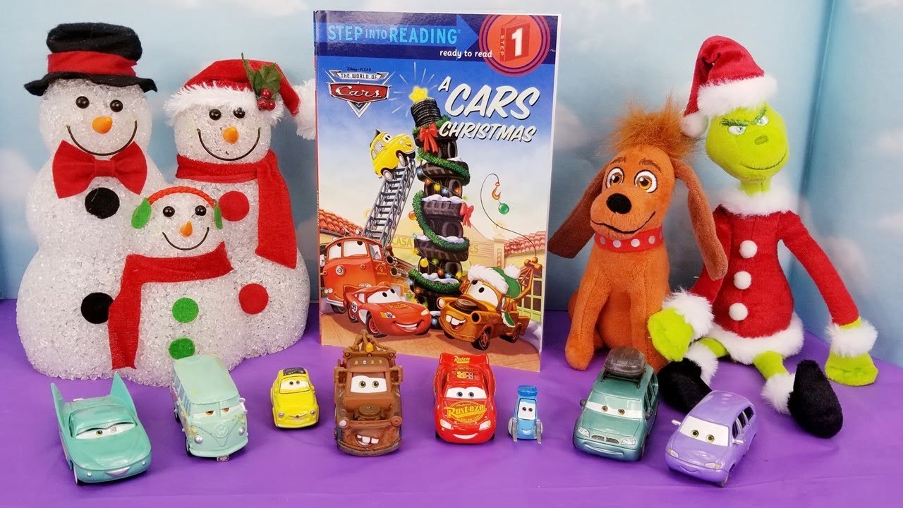 The Grinch, Max, & Cars 3 Lightning McQueen Read "A Cars Christmas ...