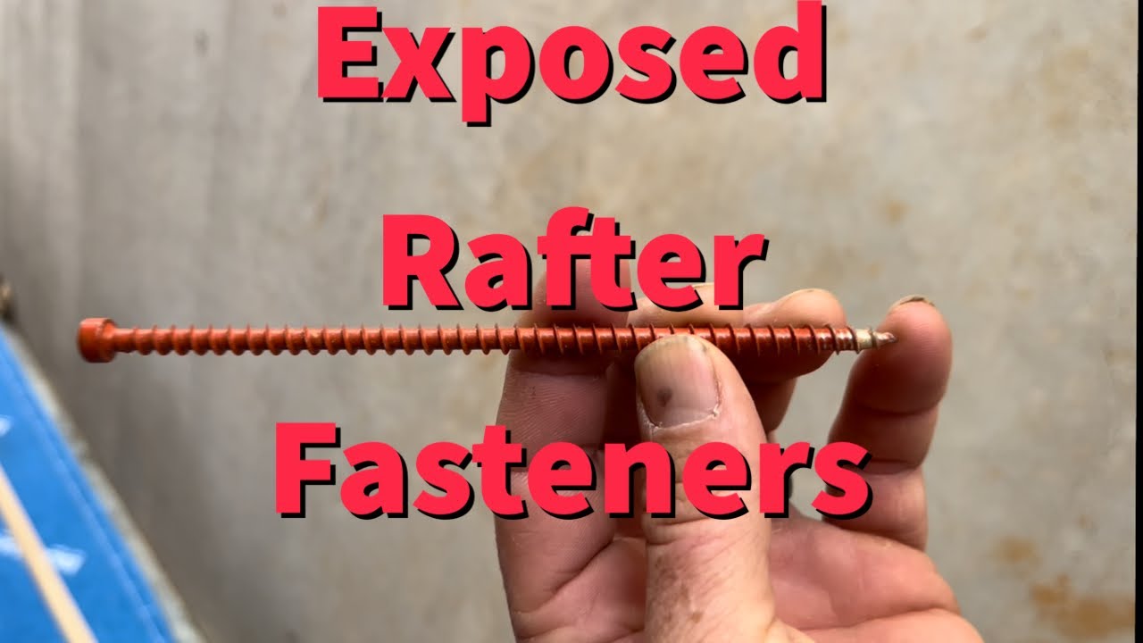 Exposed Rafter fasteners. They’re CONCEALED Strong Tie (SWDC) - YouTube