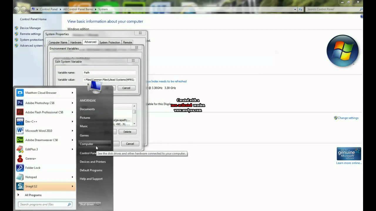 การดาวน์โหลดติดตั้งและตั้งค่าโปรแกรม Java,EditPlus 3&JCreator Pro - YouTube