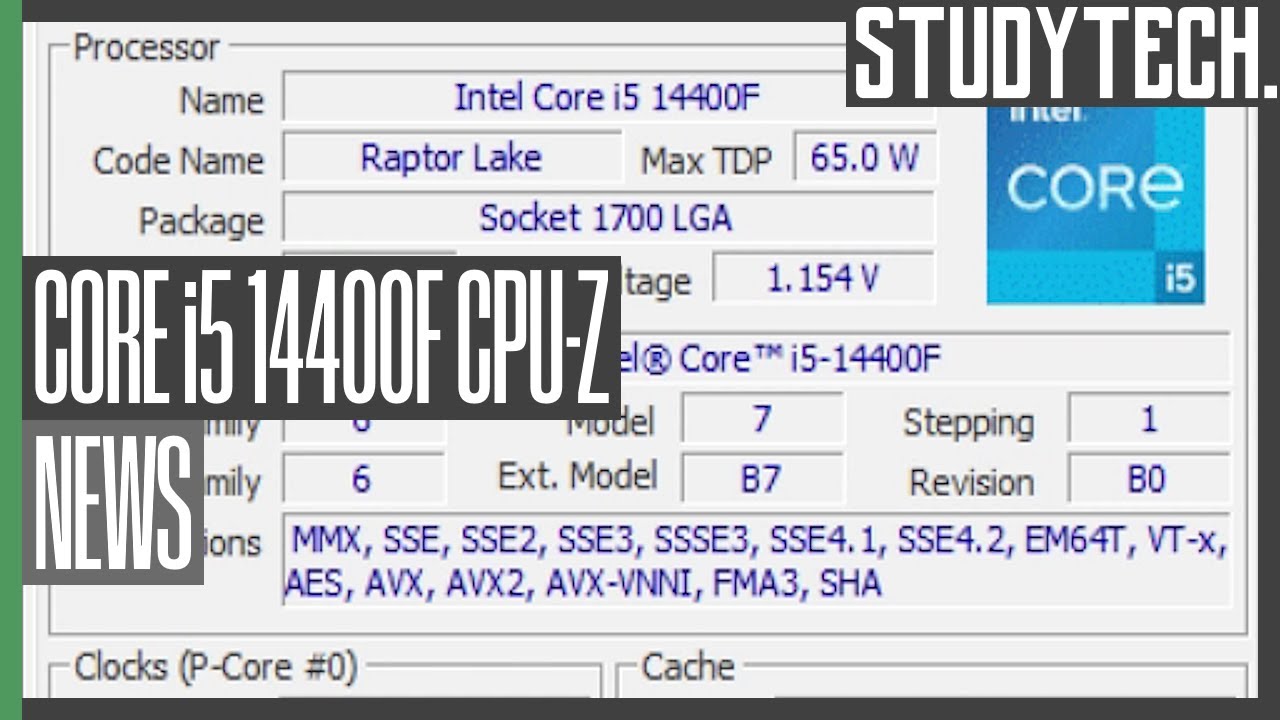 News: Intels Core i5 14400F in CPU-Z / Prozessoren [2K/Deutsch] # ...
