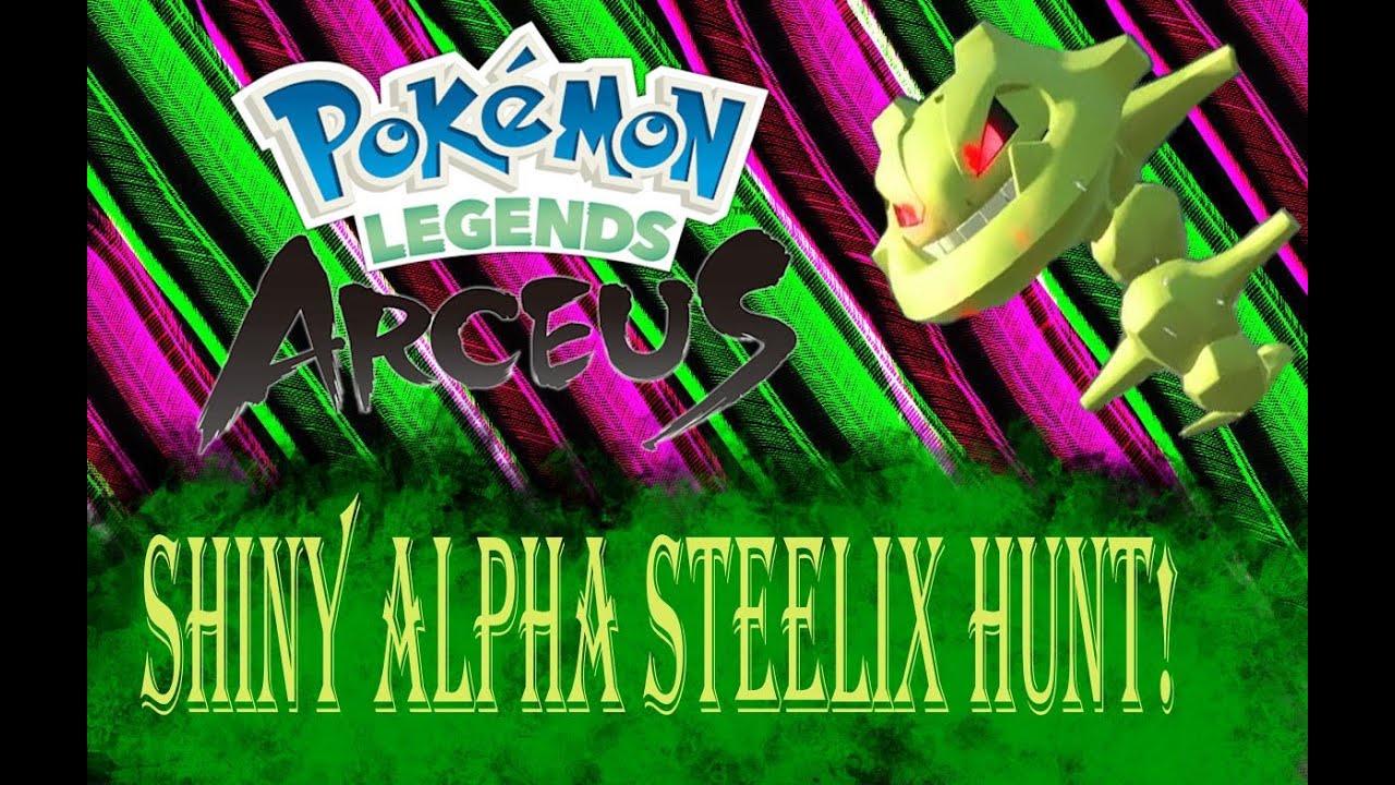 Pokemon Legends Arceus Shiny Alpha Steelix Hunt! Will It Finally Shine ...