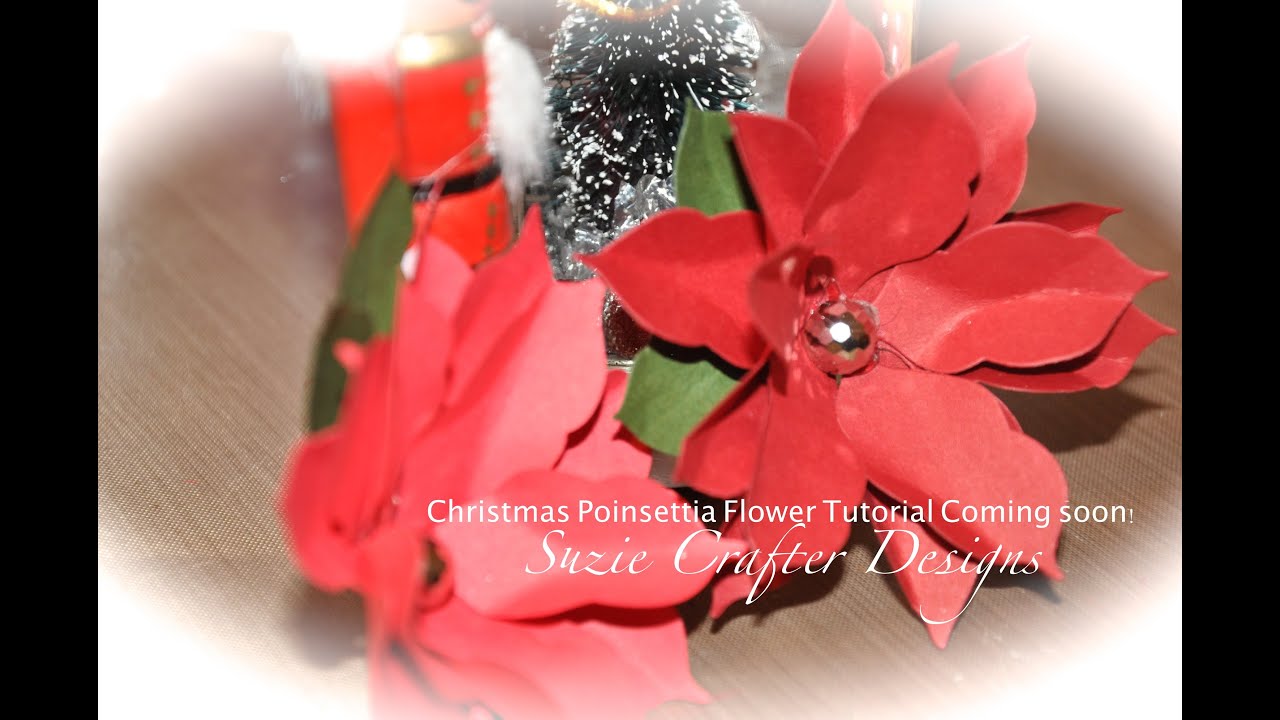 How to make a Christmas Poinsettia Flower - Tutorial - YouTube