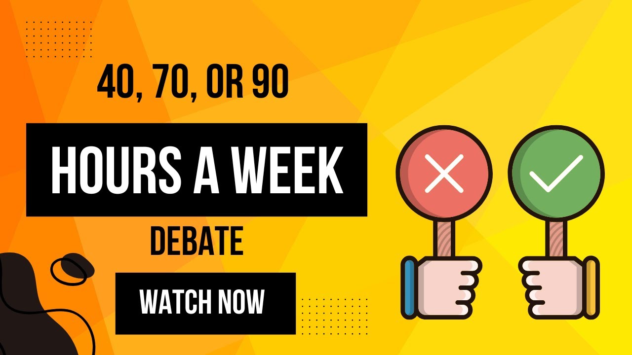 40, 70, or 90 Hours a Week Debate: Productivity, Coffee & Work-Life ...