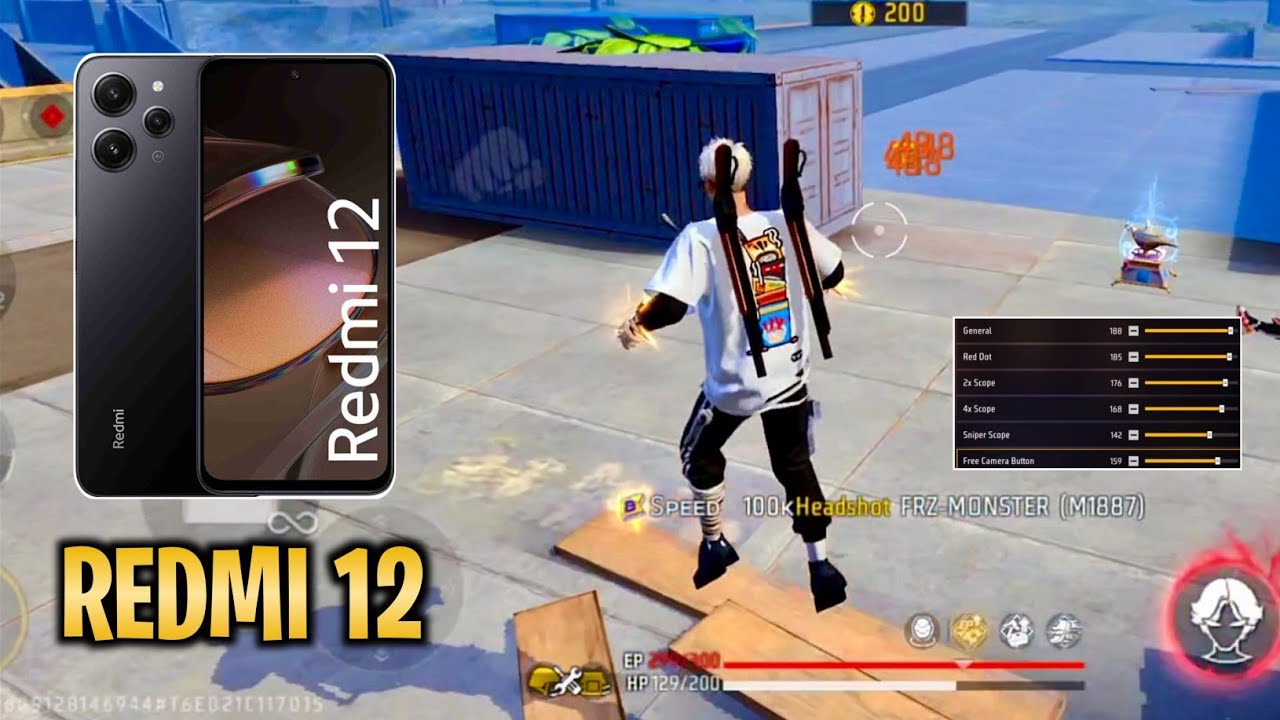 Redmi 12 Free Fire Sensitivity Setting 2025 🔥| Redmi 12 Free fire ...