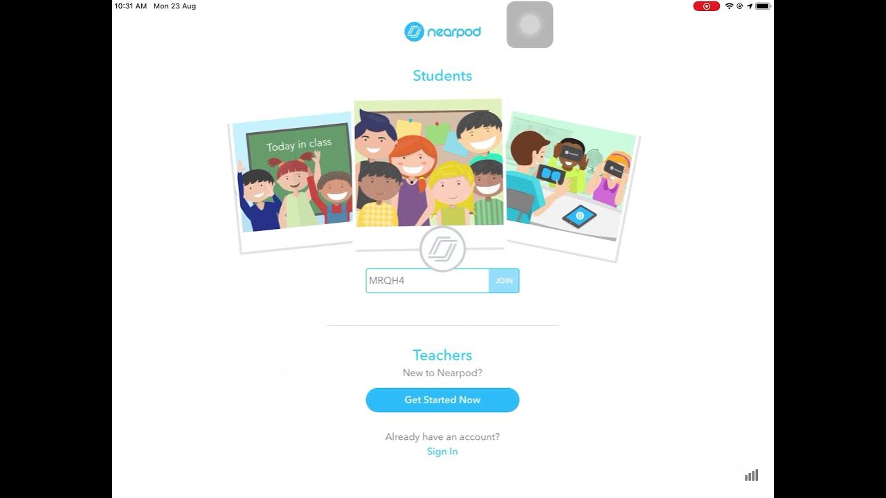 Nearpod login code (join now for epic) please check when it was ...