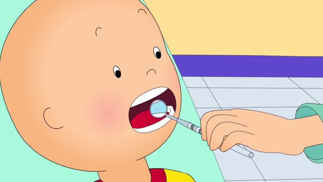 Funny Animated cartoons Kids | Caillou at the DENTIST | WATCH CARTOONS ...