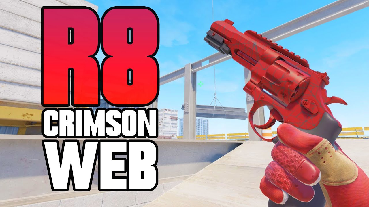 CS2 R8 Crimson Web (FACTORY NEW) | CS2 R8 Revolver Gameplay - YouTube