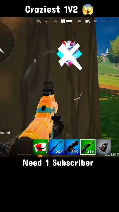 Craziest 1V2 - #shorts #fortnite - YouTube