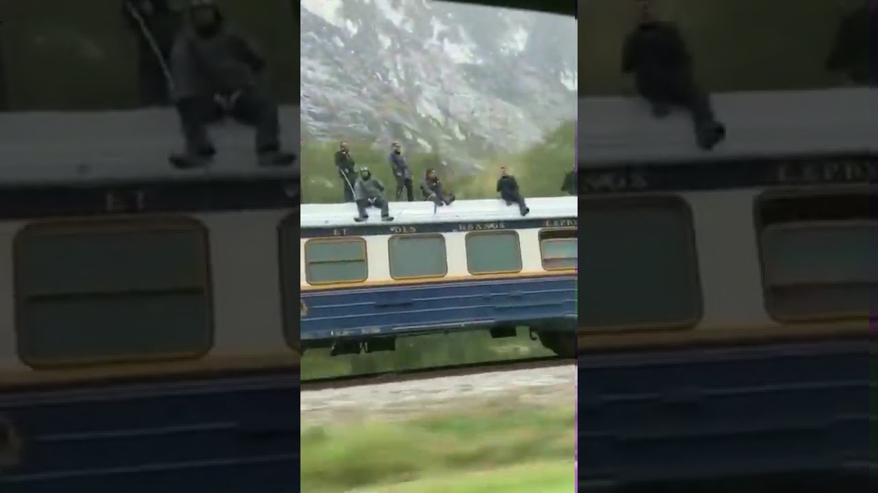 Mission Impossible 7 Tom Cruise Insane Train Stunt Video - YouTube