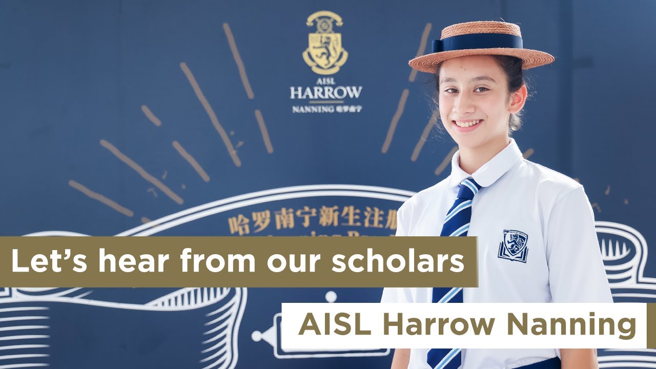 LET'S HEAR FROM OUR SCHOLARS @ Harrow Nanning - YouTube