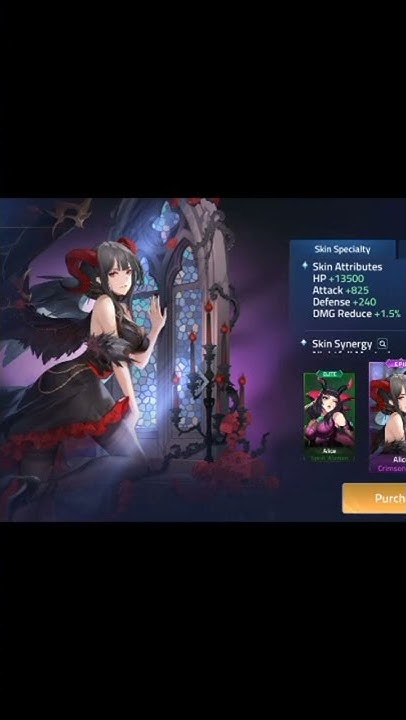 MLA Alice New Skin "Crimson Rose" Skill effects. - YouTube