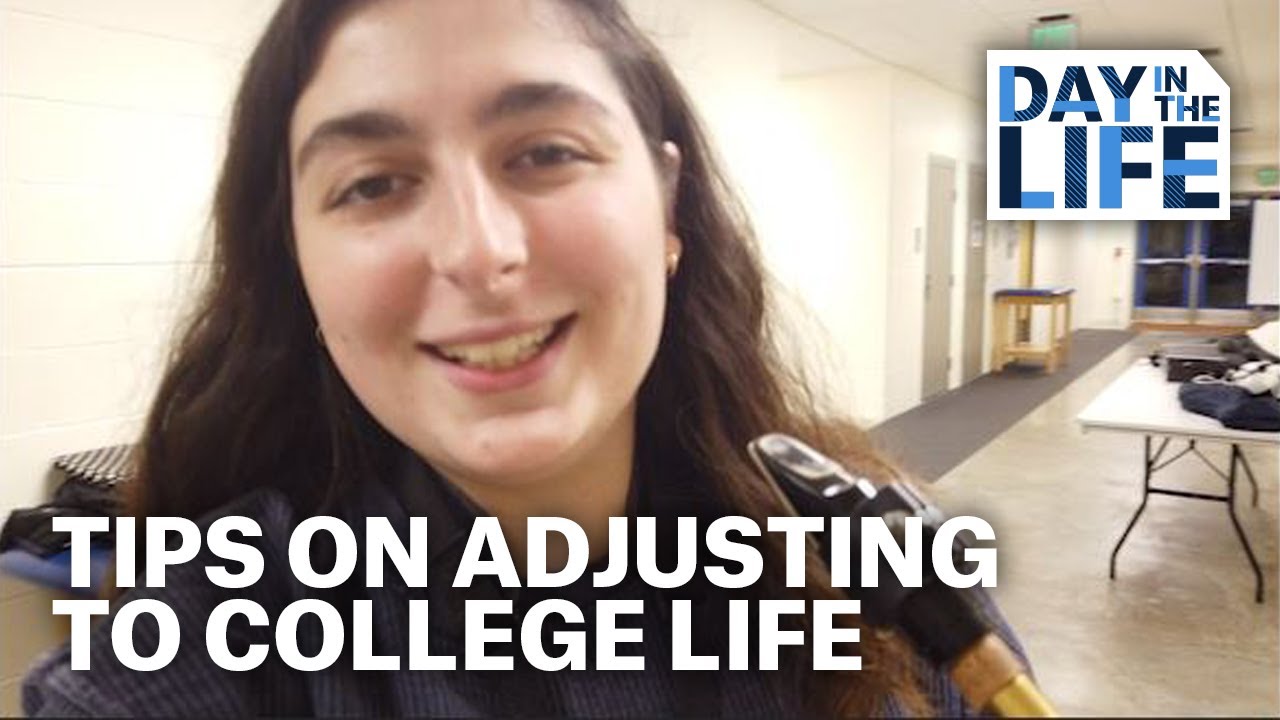 A Day in the Life of How to Adjust to College - YouTube