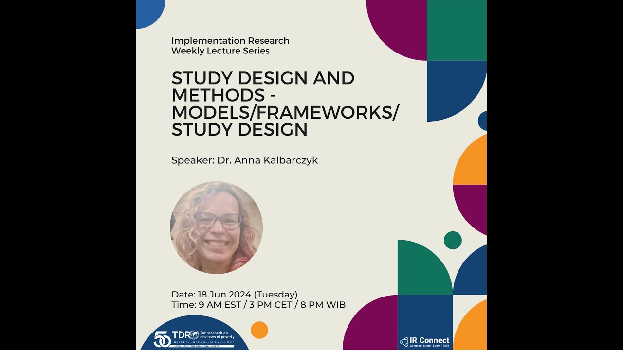 Implementation Strategies: Study design and methods – models/frameworks ...