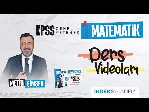 65 - 2026 KPSS - Matematik - Hareket Problemleri - II - Metin ŞİMŞEK