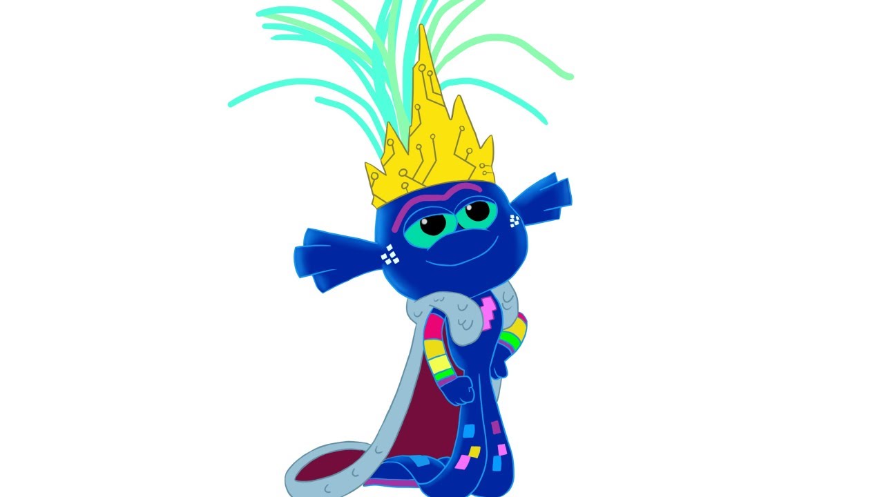 Draw King Trollex Trolls Trollstopia Youtube