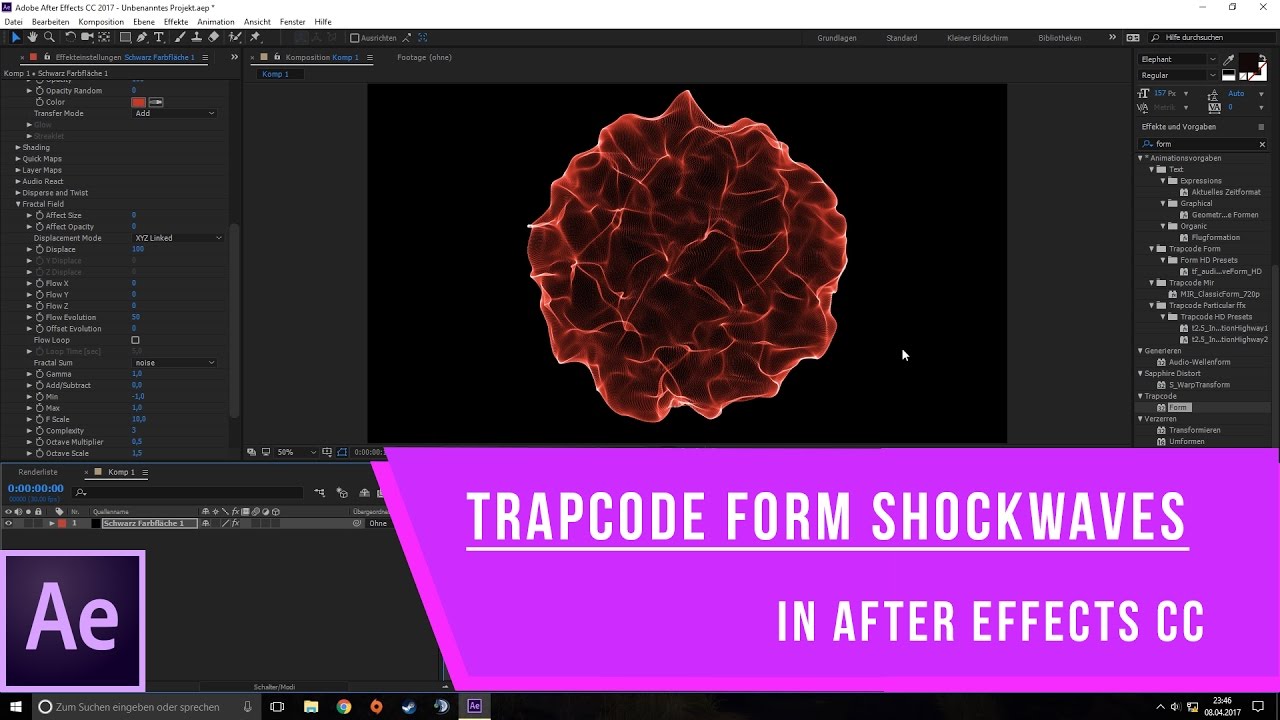 Trapcode Form: Shockwave Tutorial - YouTube