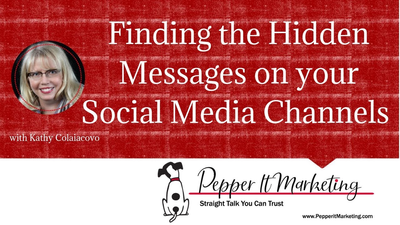 Finding the Hidden Messages on your Social Media Channels - YouTube