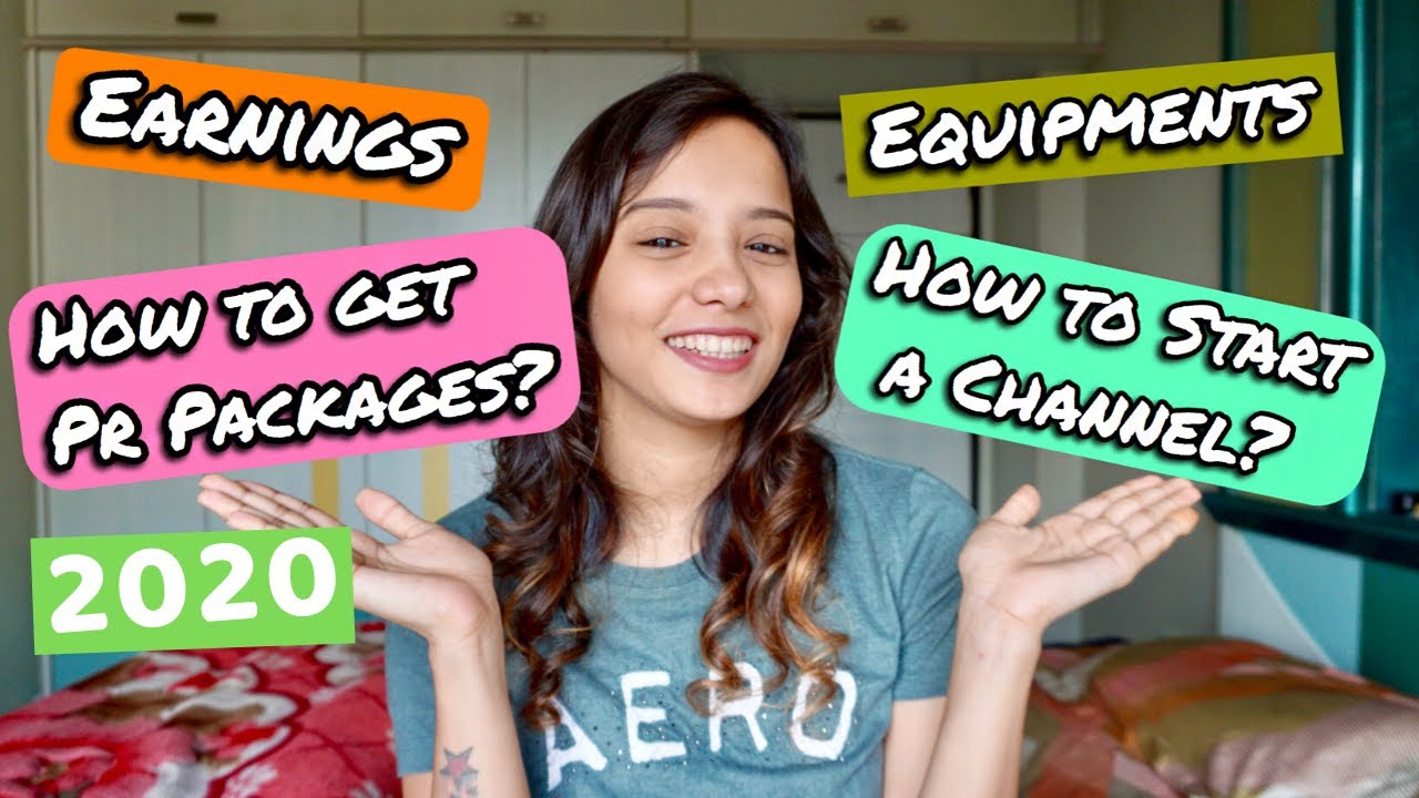 How to Start A Youtube Channel & Earn/Get Pr Packages??(2020-21) - YouTube