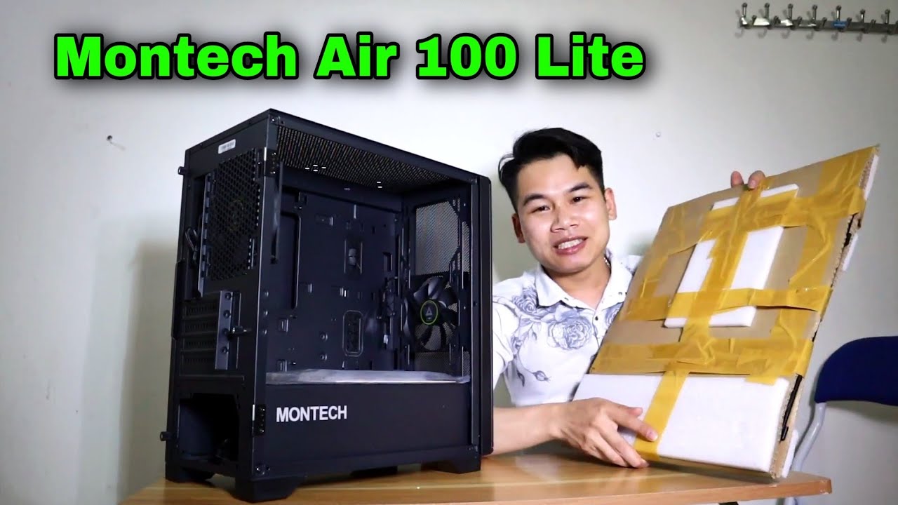 Review Case Montech Air 100 Lite • Vỏ PC Quá Ngon - YouTube