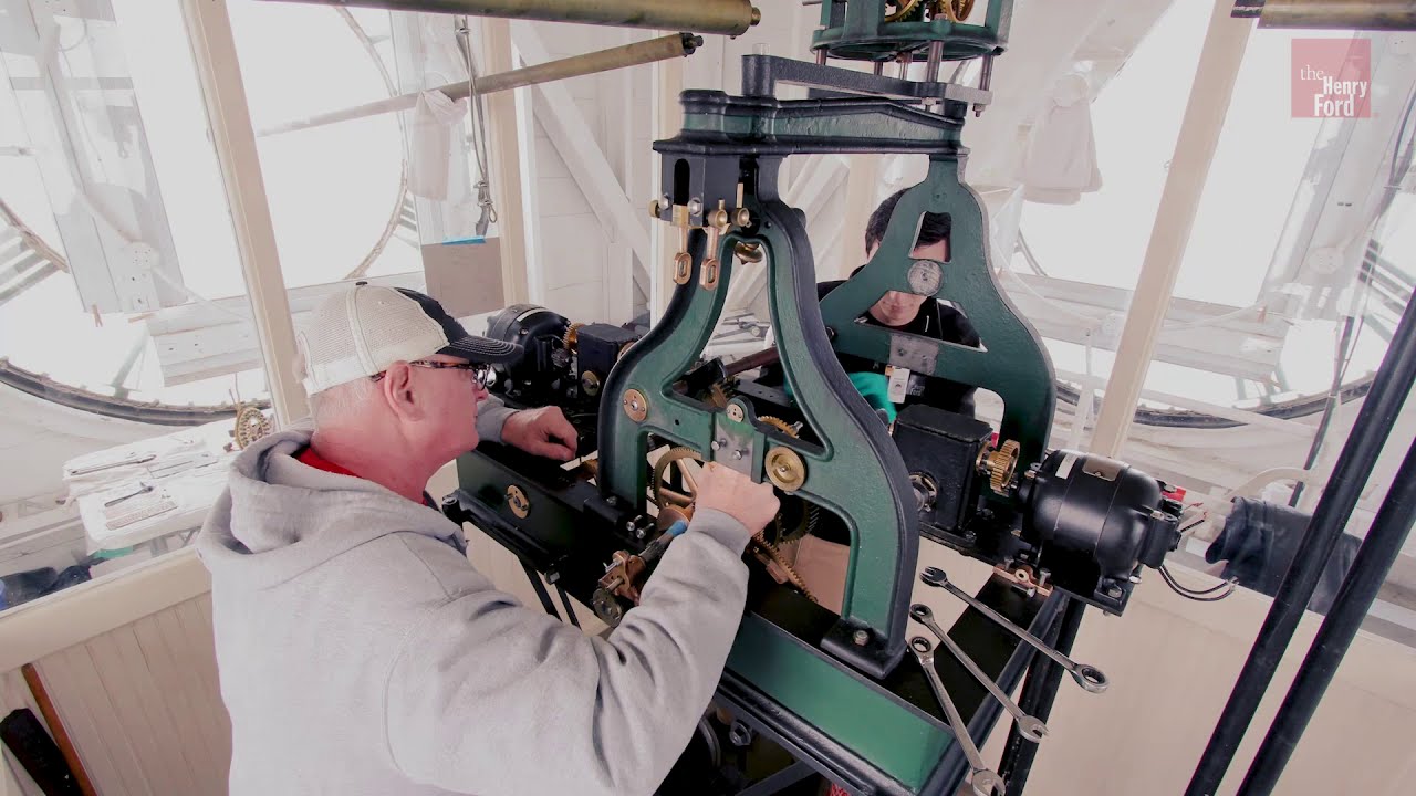 Reassembly Time Lapse of Seth Thomas Tower Clock - YouTube