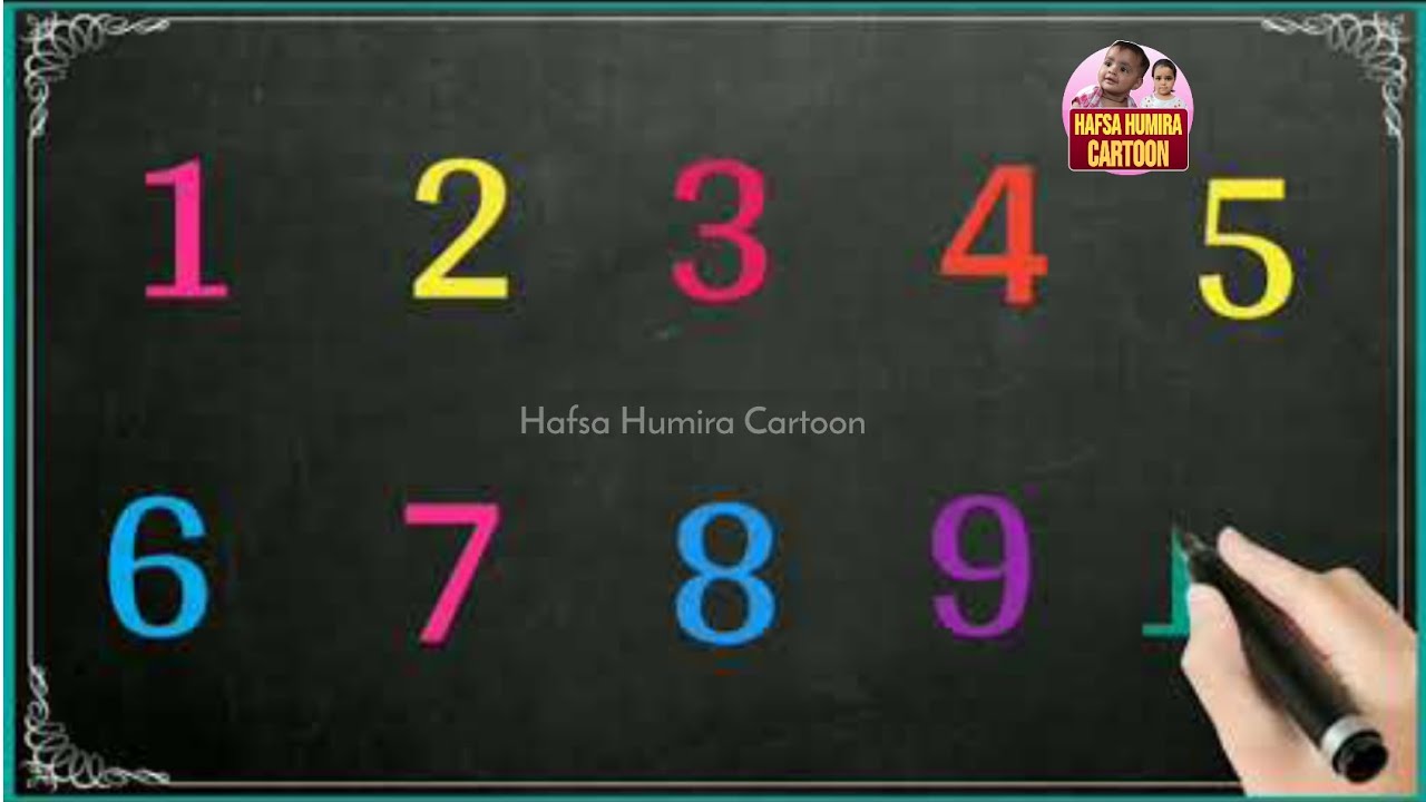 1 2 3 4 5 6 Number song | ginti | गिनती | counting 1 to 10 ...