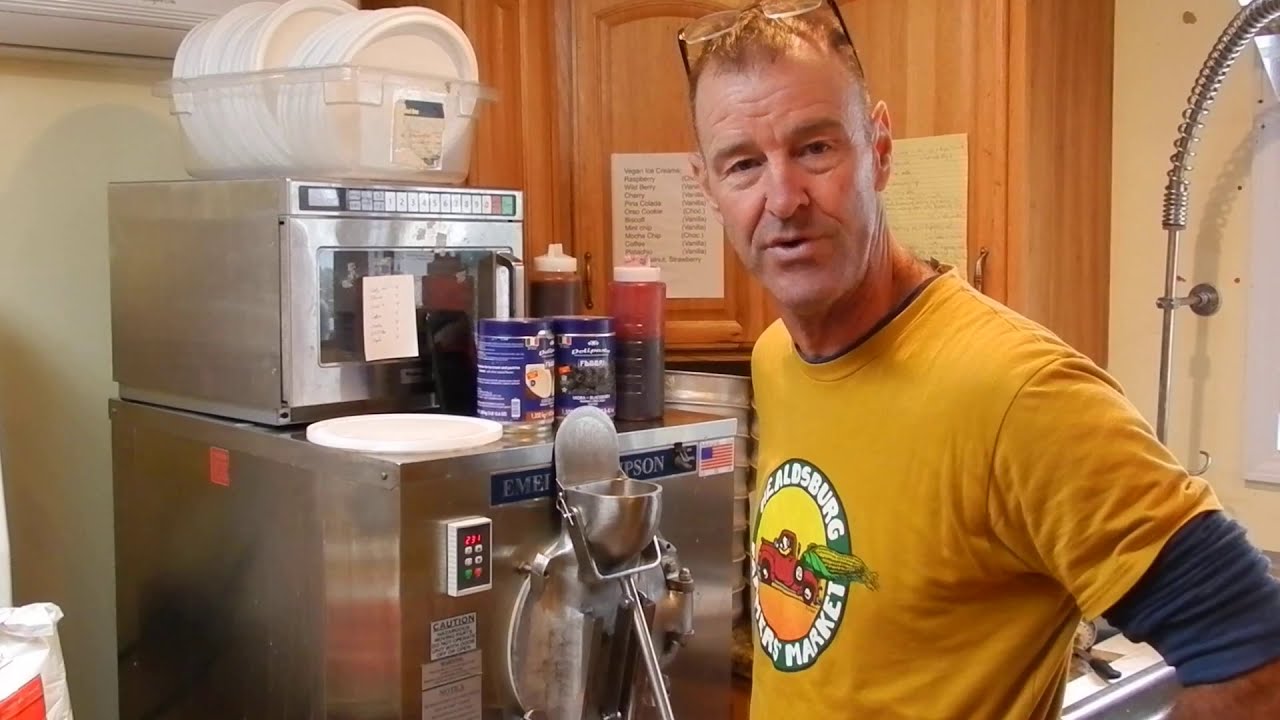 Making a Fresh Batch of Fan Favorite Rocky Mountain Raspberry Ice Cream ...