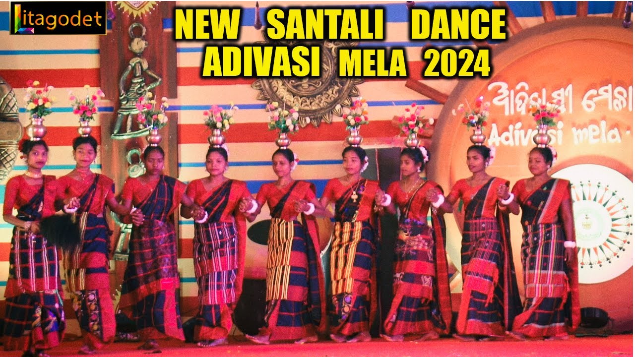 adivashi mela santali dance performance 2024 #santali traditional dance ...